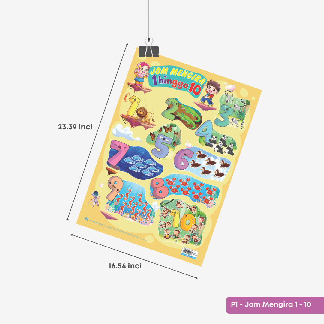 Poster Asas Matematik – aulad.my